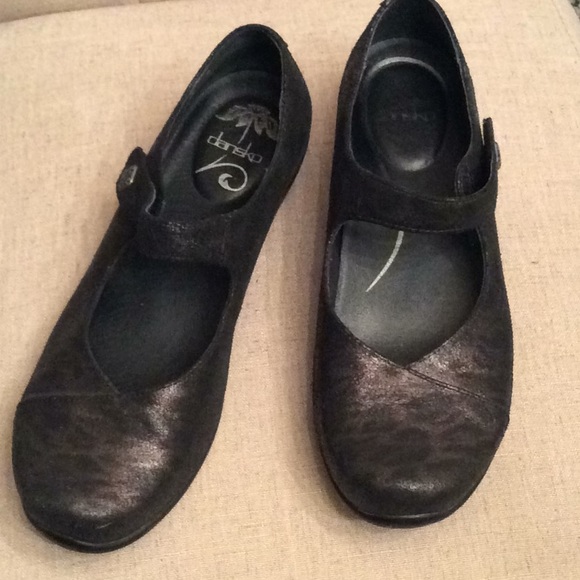 Dansko | Shoes | Dansko Metallic Animal Print Mary Jane Shoes | Poshmark